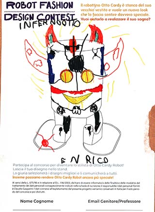 Card1 - Otto Cardy: Robot drawings