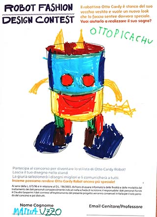 Card1 - Otto Cardy: Robot drawings